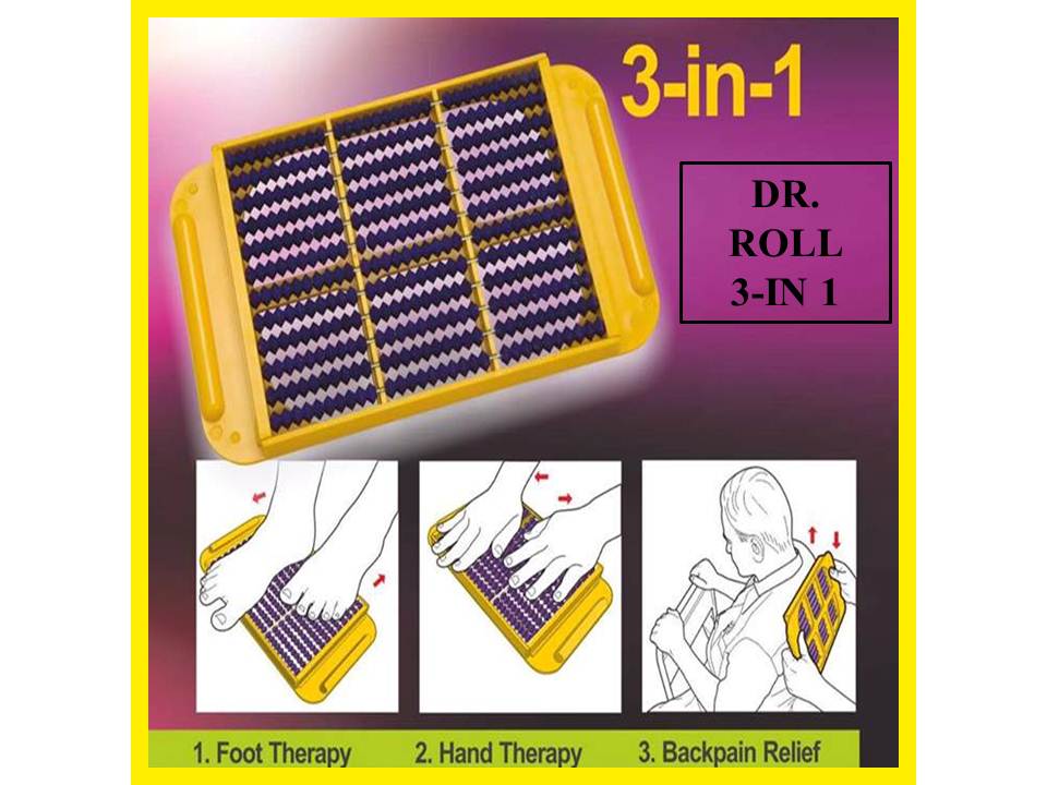 Dr. Roll INSTANT RELIEF FOR PAIN & FATIGUE 3-IN-1 FOOT, HAND & BACKPAI ...